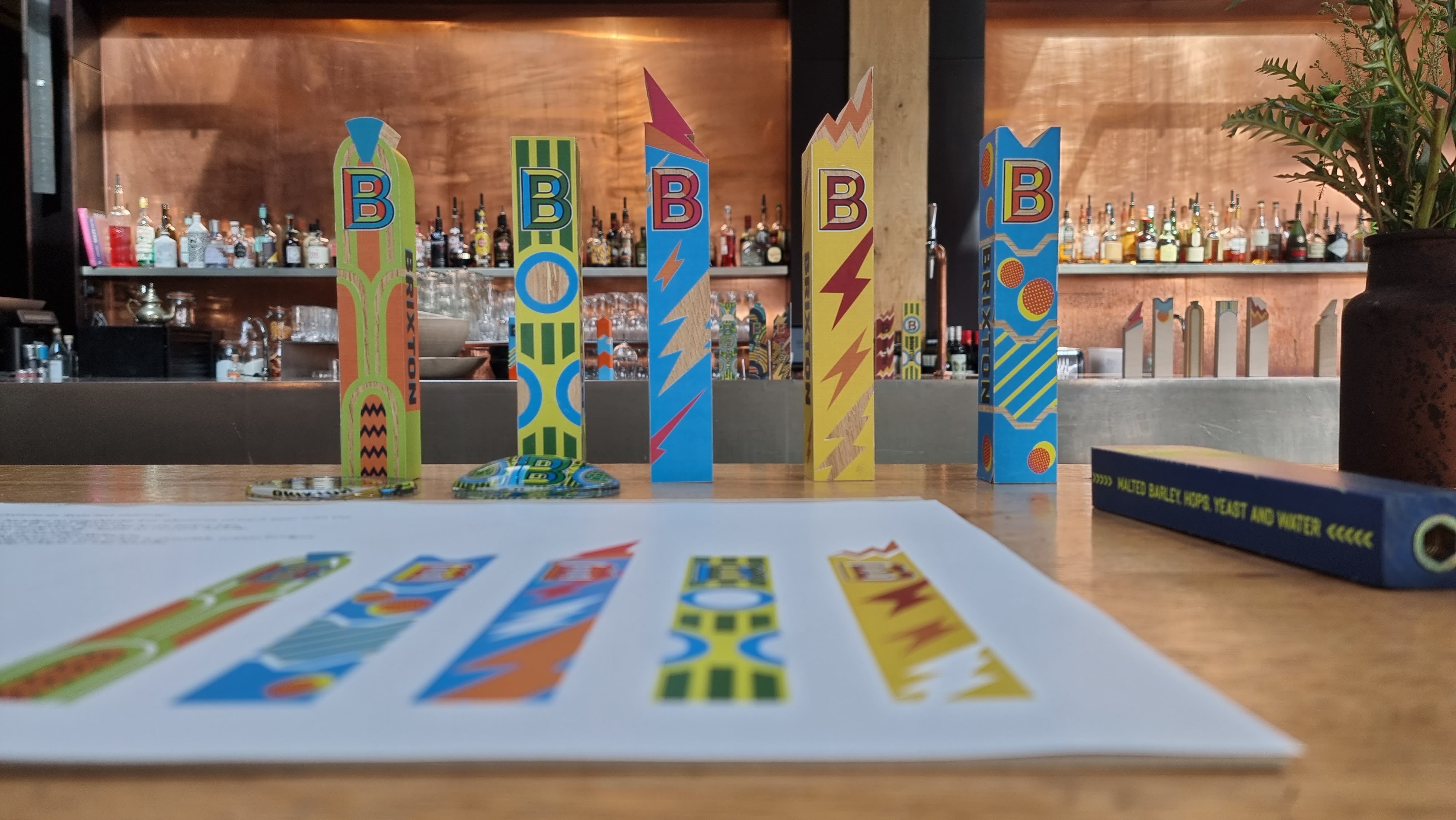 Our new handles hit the taps – Brixton Brewery