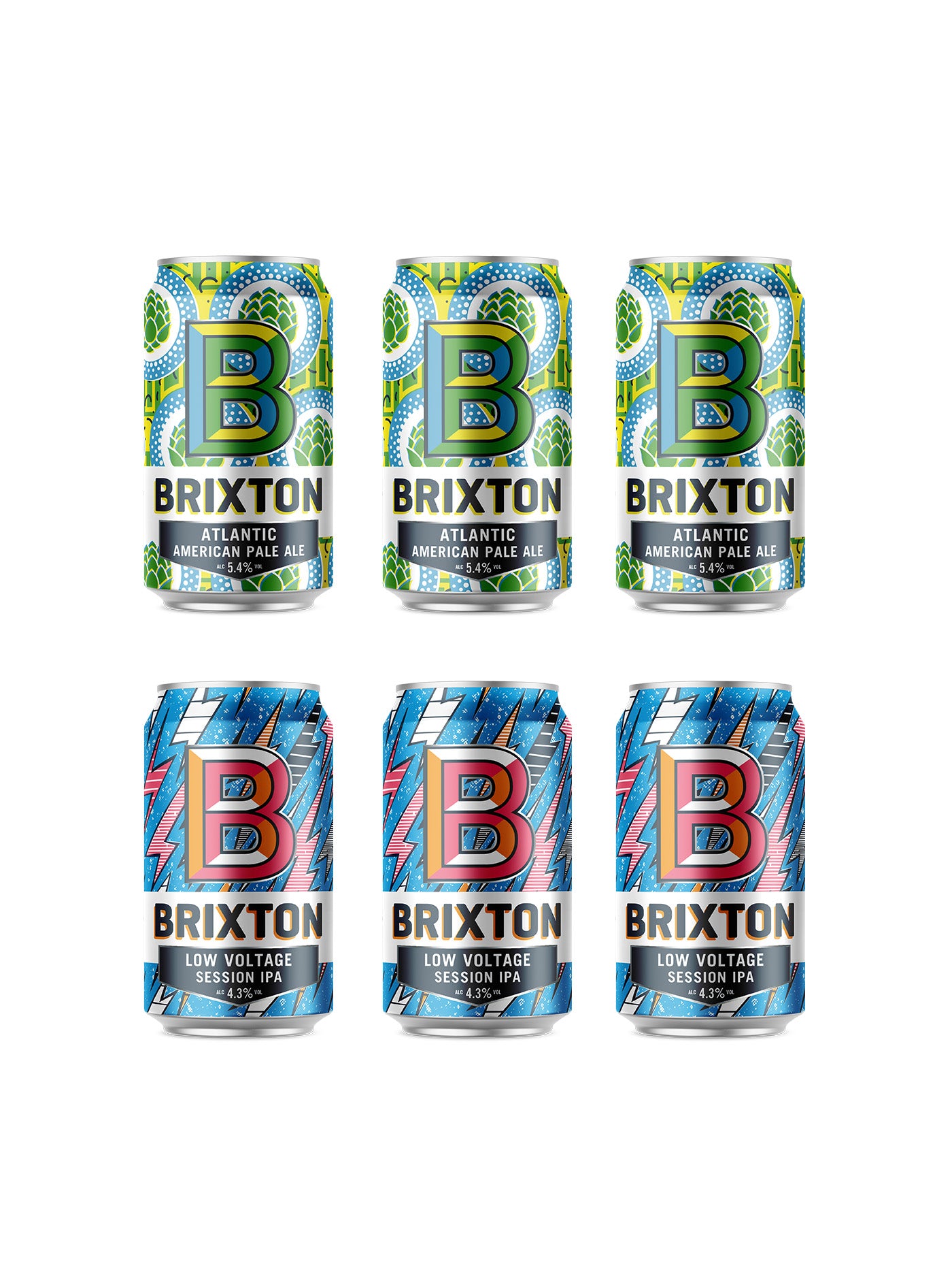 Atlantic + Low Voltage Mixed Case – Brixton Brewery